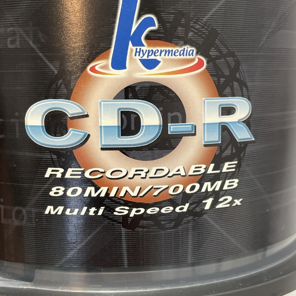 CD-R 80 Min 700MB 50-Pack Blank Compact Disc Recordable 12X KHypermedia ...