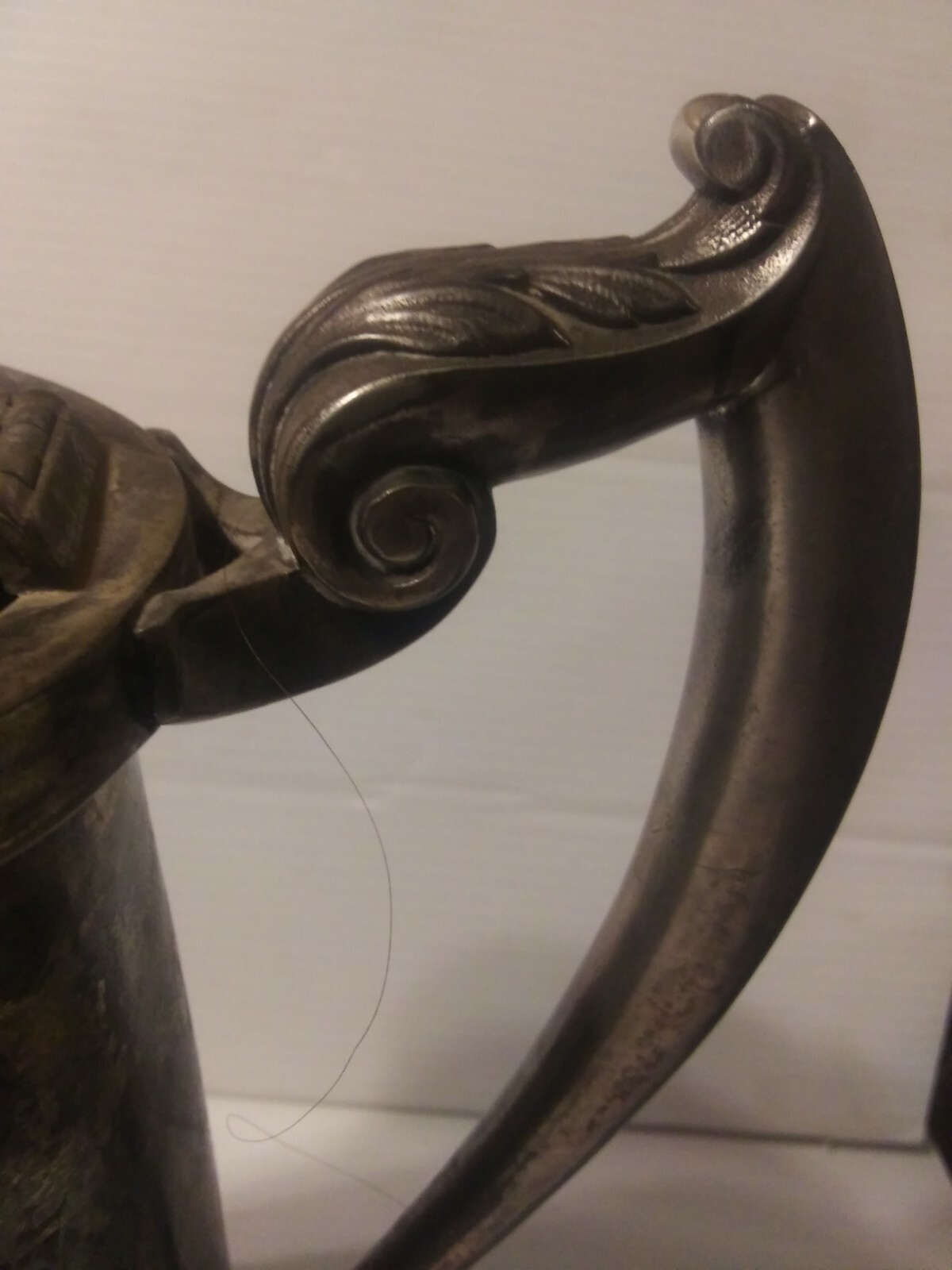 JAS. STIMPSON Silver Plated Ice Water Pitcher Ceramic Liner 1854 ...