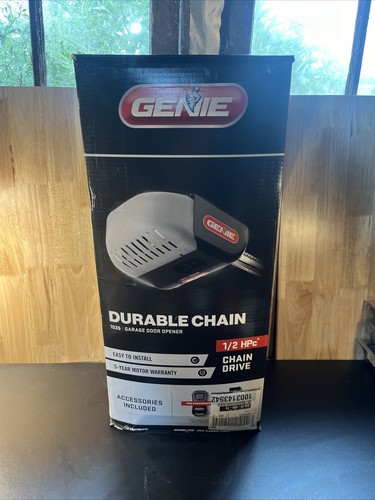Genie 1035 Garage Door Opener 1/2 HPc Chain Drive Remote Control ...