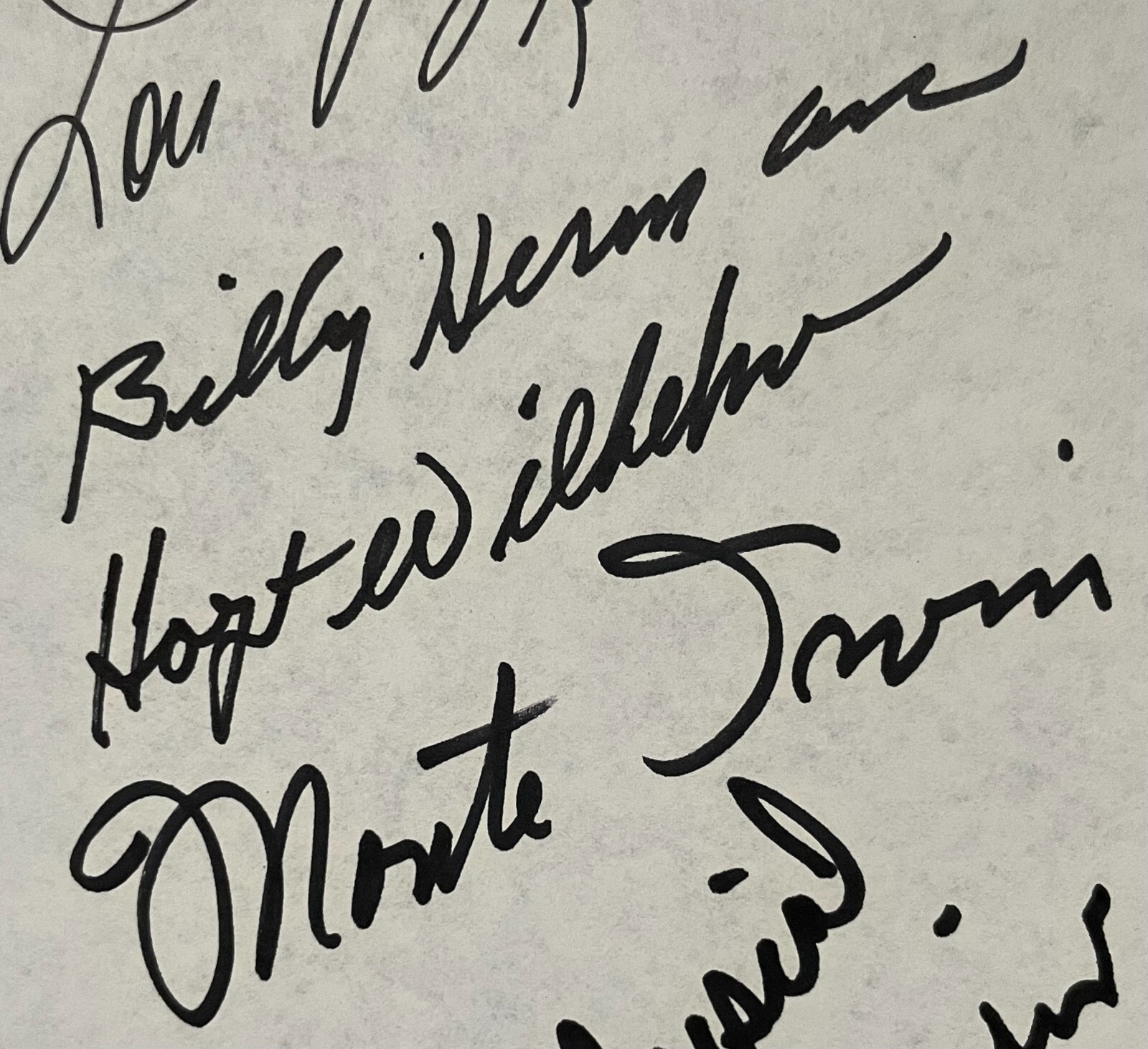 Rick Ferrell Lou Brock Billy Herman + More Autographed Sheet Signed Cut ...