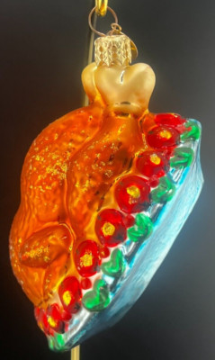 CHRISTOPHER RADKO CELEBRITY ROAST CHRISTMAS TURKEY ORNAMENT | eBay