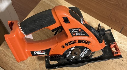 Black And Decker Fire Storm 14.4V CS144 Cordless Circular Saw Bare Tool ...