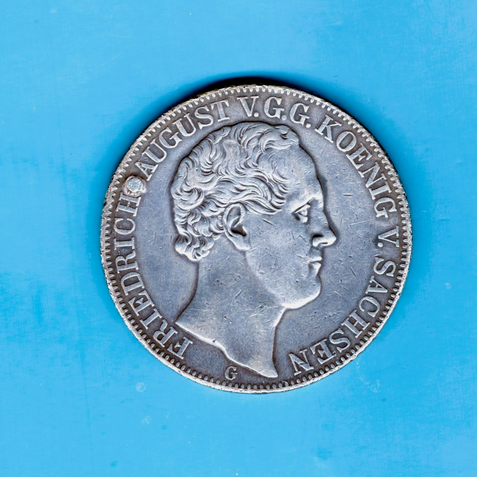 SAXONY-ALBERTINE - HISTORICAL RARE FREDERICK AUGUSTUS II SILVER 2 ...