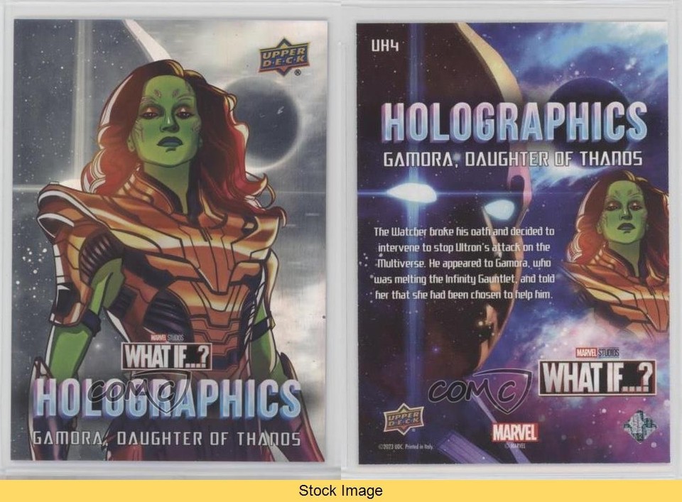 2023 Upper Deck Marvel What If? Holographics Gamora Daughter of Thanos ...