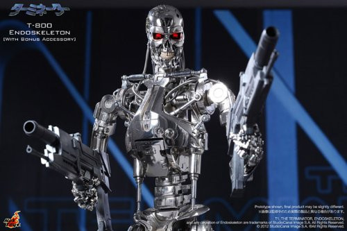 Terminator T-800 Endoskeleton 1/4scale Figure w/Bonus Accessories Hot ...