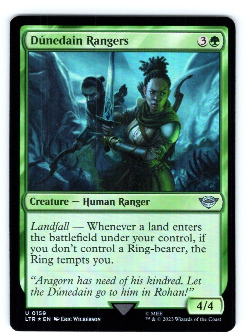 Magic Dunedain Rangers Foil 0159 LTR Lord of the Rings | eBay