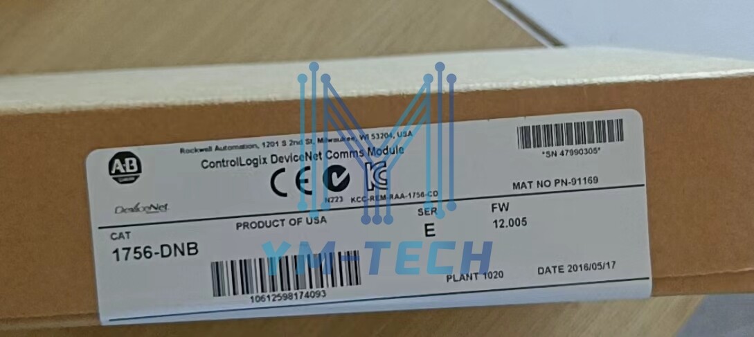 Allen-Bradley 1756-DNB/D ControlLogix DeviceNet Bridge Scanner Module ...