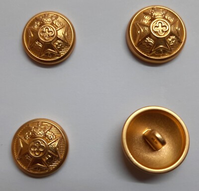 RAChD Buttons 22L X4 Small British Royal Army Chaplains' Department ...