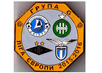 football football pin's badge Dniepr - Saint Etienne - Rosenborg ...