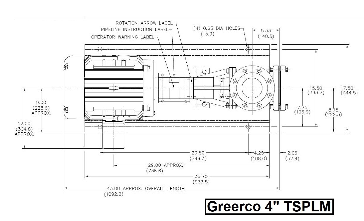 Greerco 4" TSPLM High Shear In-Line 316SS Mixer w/15 HP Motor (Item #50 ...