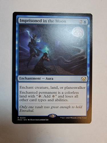 MTG - Imprisoned in the Moon - MOC 0224 March of the Machine Magic the ...