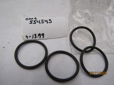 4 NEW OEM OMC OHNSON EVINRUDE O'RINGS 554545 | eBay
