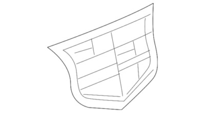 GM OEM 15-20 Escalade ESV,Escalade Lift Gate Exterior Trim-Emblem ...