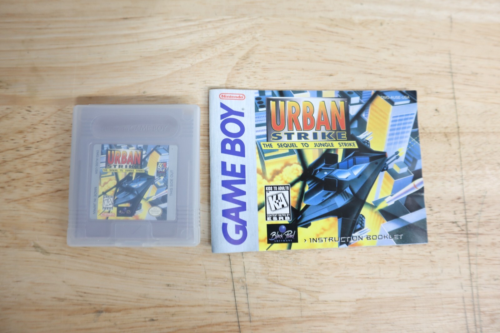 Urban Strike Nintendo Game Boy Game & Manual Only Cleaned/Tested ...