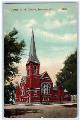 c1950's Central Methodist Episcopal Church Building Cross Stockton CA ...