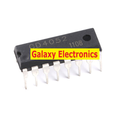 10pcs Original CD4052 Multiplexer / Signal Separator 4 Channel DIP-16 ...