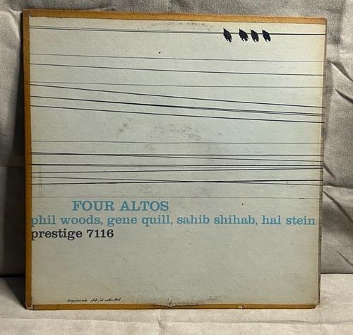 Four Altos Prestige 7116 Woods Quill Shihab Stein Record Vinyl | eBay