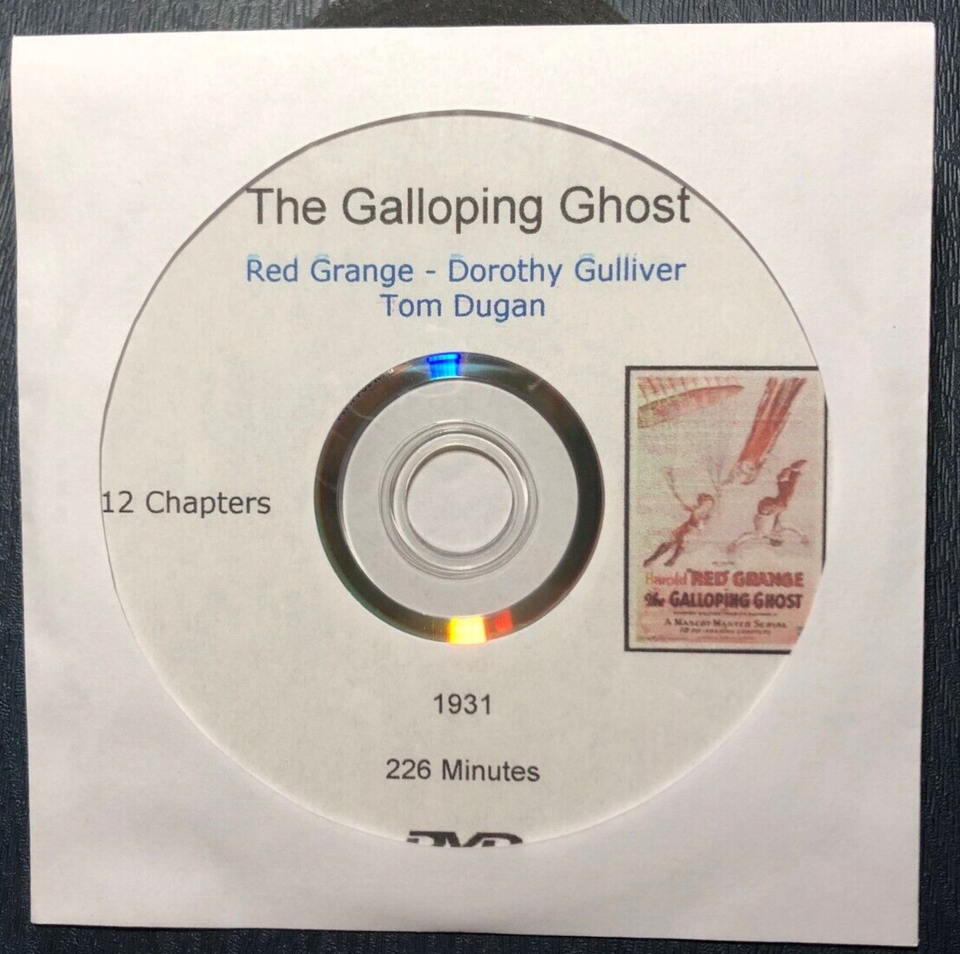 The Galloping Ghost - Classic Cliffhanger Serial Red Grange | eBay
