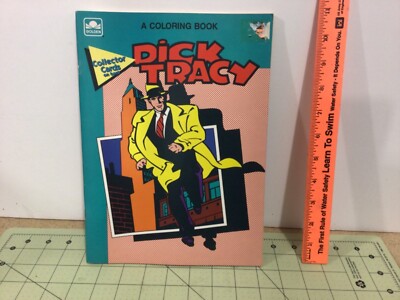 Vintage Dick Tracy coloring book! By Golden, Unused! FREE Shipping | eBay