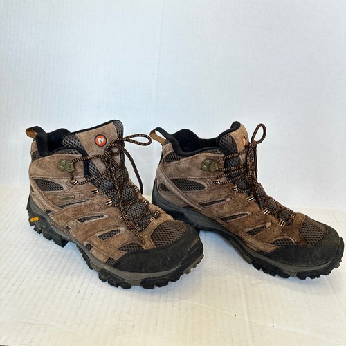 Merrell Mens Size 8.5 Waterproof Hiking Hunting Boot Brown Black ...