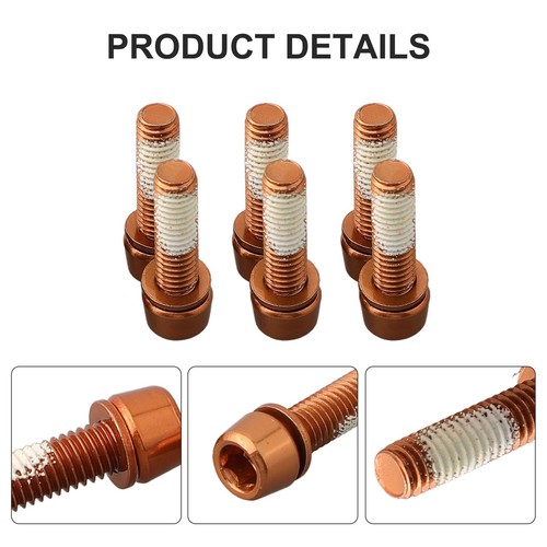 Reliable and Sturdy M5x18 MTB Alloy Bolts Handlebar Stem Shifter Screws ...