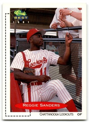 1991 Classic Best Reggie Sanders Chattanooga Lookouts #41 | eBay