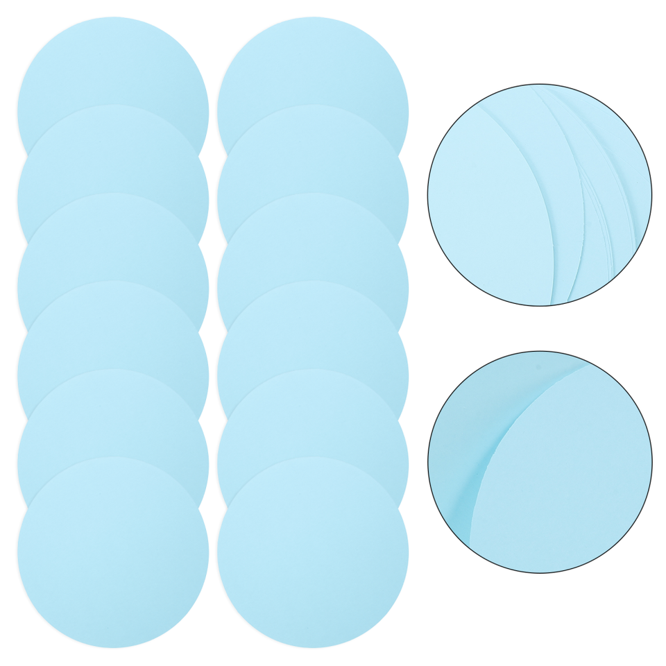 20 Pcs Blank Drawing Paper Cardstock Artist Cardboard Circle Painting ...