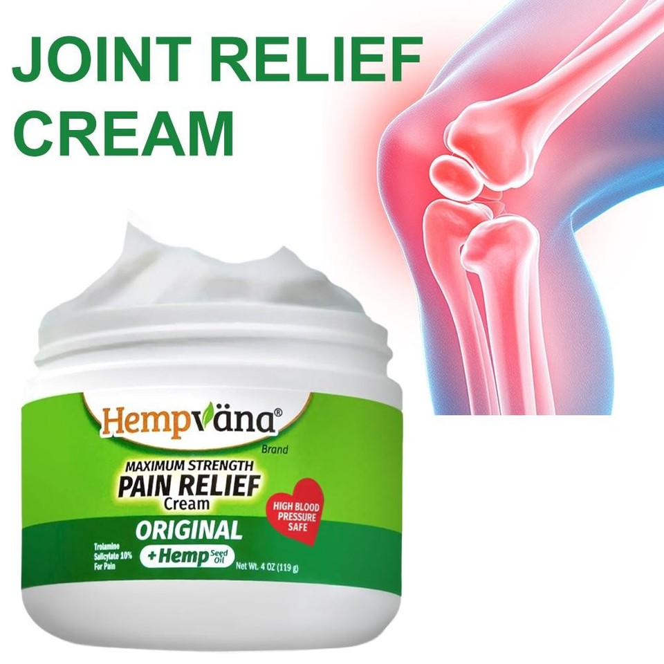Hempvana Original Relief Cream Maximum Strength, Cream for Muscle Joint ...