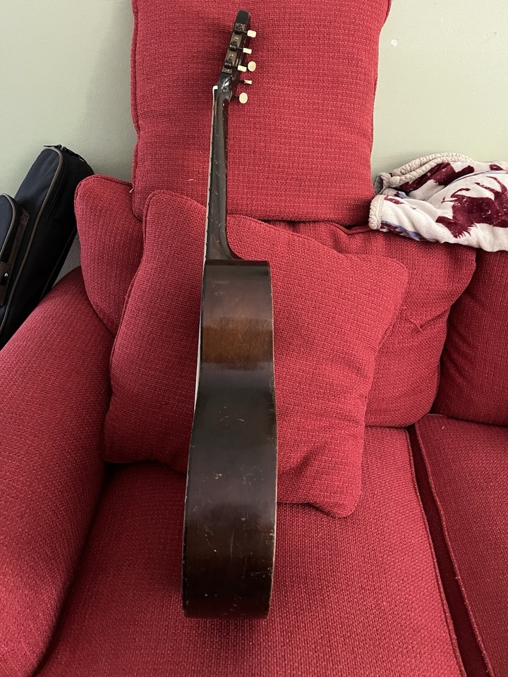 1910-20’s Oscar Schmidt Stella Decalcomania “Moonlight Scene“ Rare ...