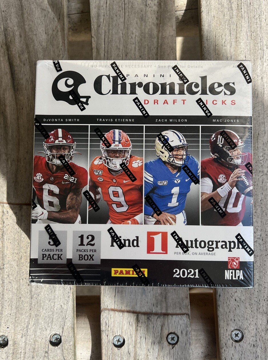 2021 Panini Chronicles Draft Picks Football NFL Mega Box 1 AUO Damaged ...