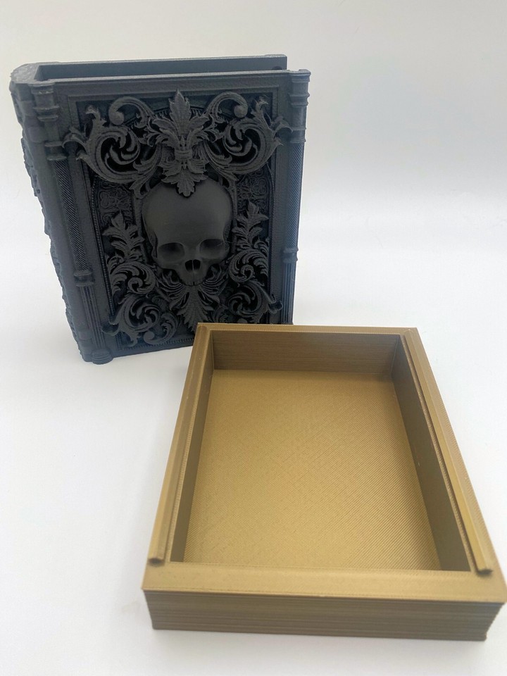 Necromancer Tome DnD Dice Storage Tray | 3D Printed Book Box | eBay