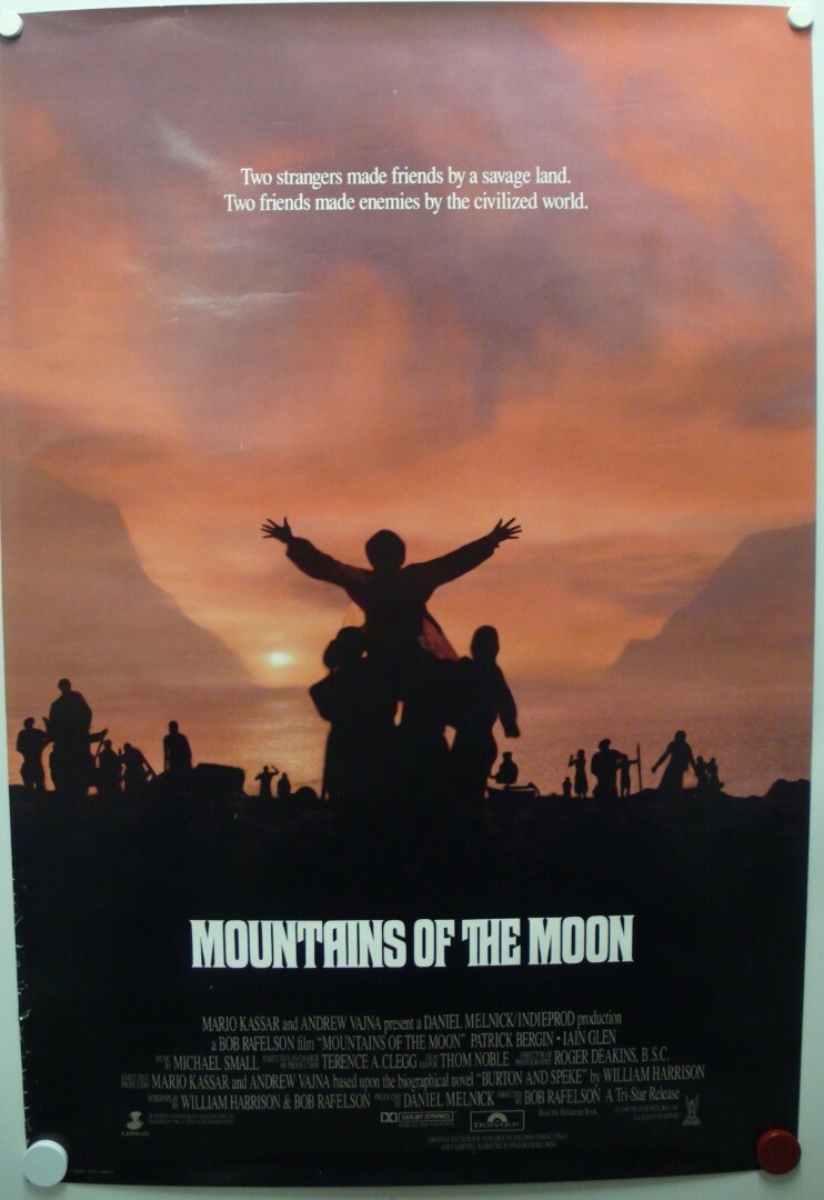 MOUNTAINS OF THE MOON 1990 Patrick Bergin, Iain Glen, Pip Torrens-One ...