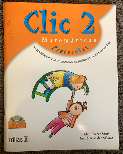 Clic 2 Matematicas Prescolar Spanish Language Preschool Math Workbook 9682472245| eBay