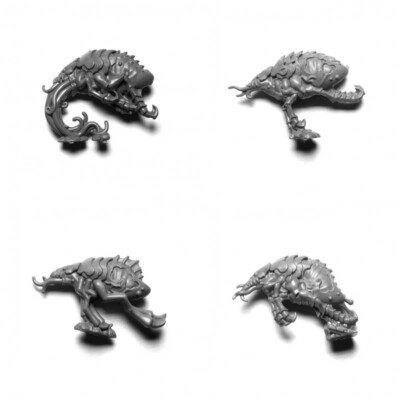 Nurgle CURSEMITE x 4 Gellerpox Infected Rogue Trader Kill Team 40K ...