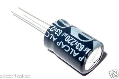 4pcs - ALCAP 220uF (220µF) 63V CE-W Radial Electrolytic Capacitor | eBay