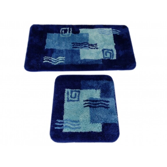 Badematten-Set 2-teilig Teppich | Badvorleger WC-Vorleger mit/ohne U ...