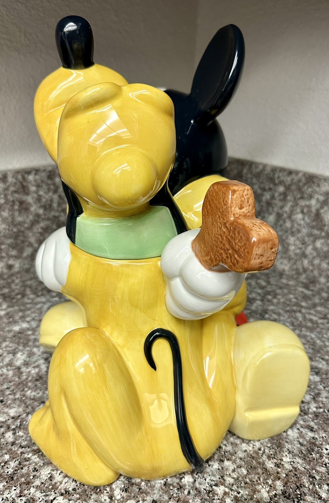 Disney Mickey Hugging Pluto BEST FRIENDS Ceramic Cookie Jar 12" x 9" | eBay