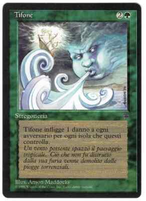 Legends Italian MTG Typhoon Magic Rare | eBay