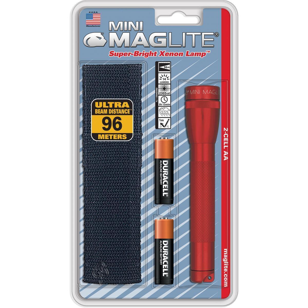 Maglite Mini 2 x AA Alkaline Flashlight M2A03H for sale online | eBay