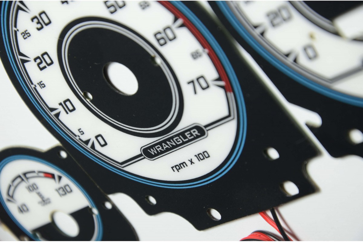 Jeep Wrangler Yj Design 1 Glow Gauge Plasma Dials Speedometer Shift ...