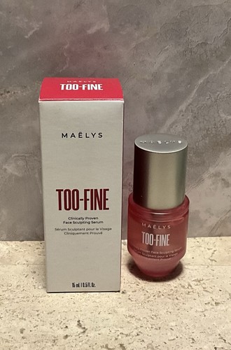 Maelys TOO-FINE Clinically Proven Face Sculpting Serum 15 mL. / 0.5 Fl ...