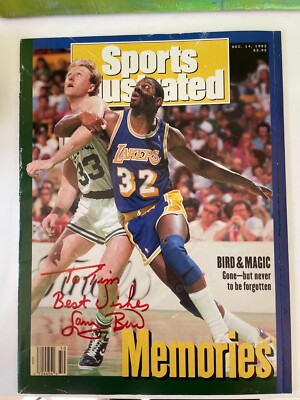 Larry Bird Signed Sports Illustrated Magazine Dec. 14 1992 | eBay