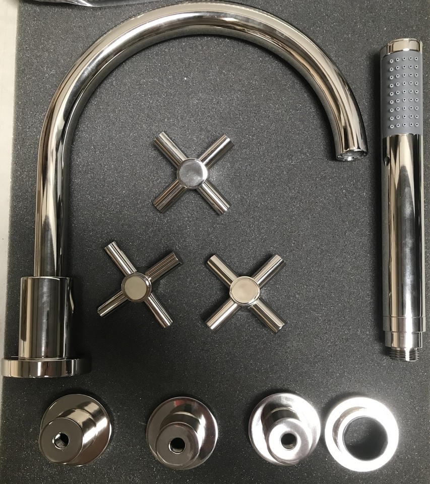 Phylrich D2134C1TO_ 014 BASIC DeckTub Set with Hand Shower Tubular ...