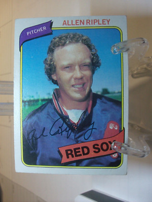 1980 Topps Baseball Card #413 - Allen Ripley - Boston Red Sox (95282 ...