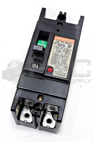 NEW HITACHI F-30FB 10AMP CIRCUIT BREAKER, 2POLE, BF3F 2P-10A | eBay