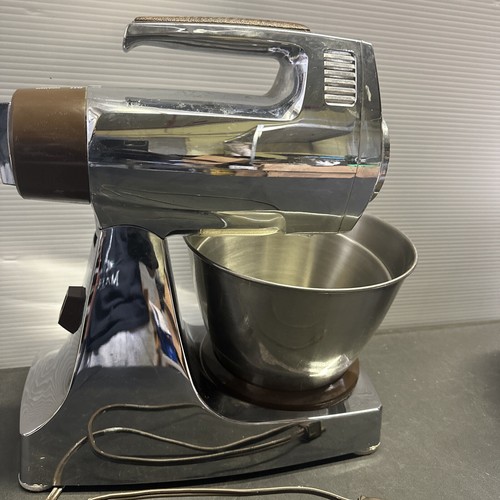 Sunbeam Mixmaster Power Plus Stainless Brown Kitchen Mixer Bowls ...