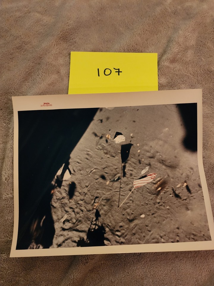 APOLLO 14 - S-71, Vintage Color - NASA Photo "Red Number" # S-71-19500 ...