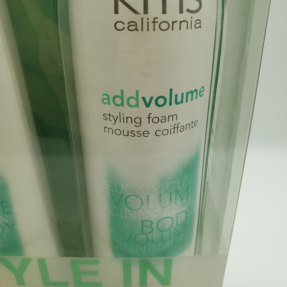 KMS California ADD VOLUME 2-Pc Set Shampoo and Styling Foam Mousse UV ...