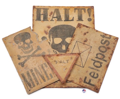 4 pcs WWII Road pointer German Sign WW1 wwI WW2 Germany Wehrmact set ...