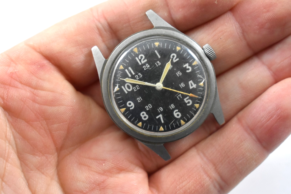 Vintage Benrus Military Wrist Watch DTU-2A/P MIL-W-3818B Hack Set Watch ...